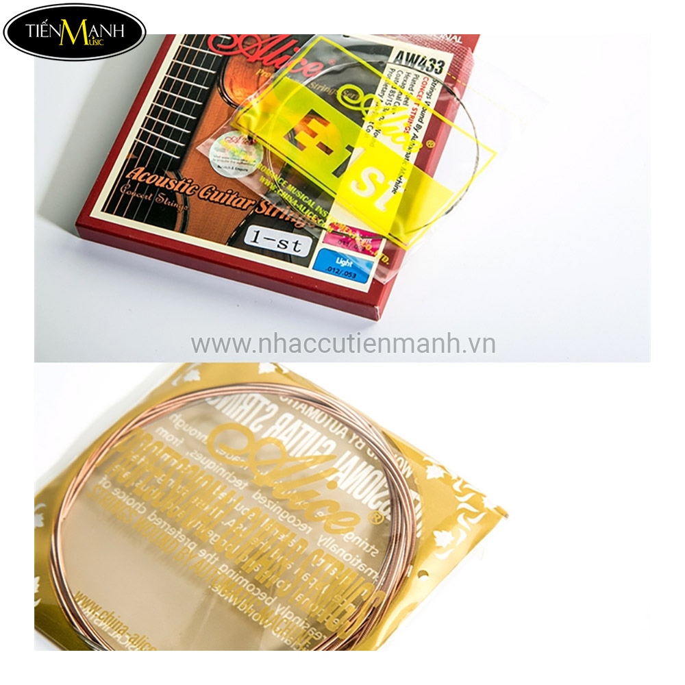 Dây đàn Acoustic Guitar Alice AW433 - Nhạc Cụ Tiến Mạnh
