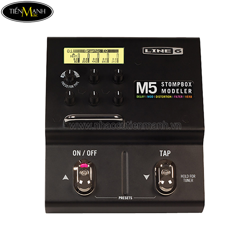 Line 6 M5 Stompbox Modeler - Nhạc Cụ Tiến Mạnh