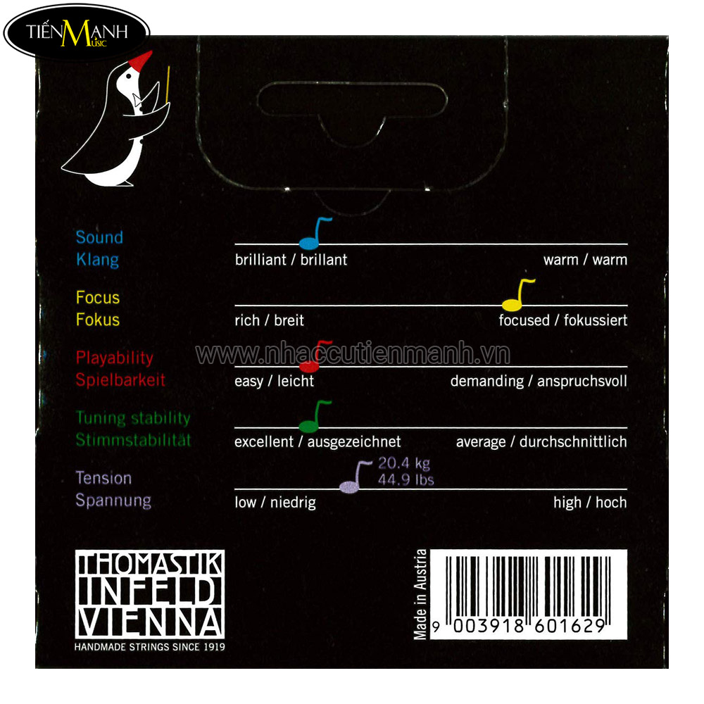 Dây Đàn Violin Thomastik-Infeld Vision VI100 - Violin Strings - Nhạc Cụ ...