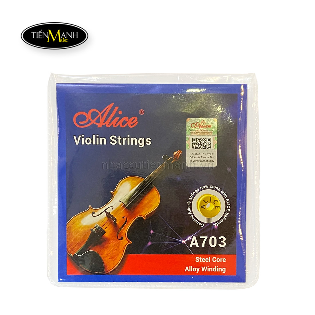 Bộ Dây Đàn Violin Strings Alice A703 - Nhạc Cụ Tiến Mạnh
