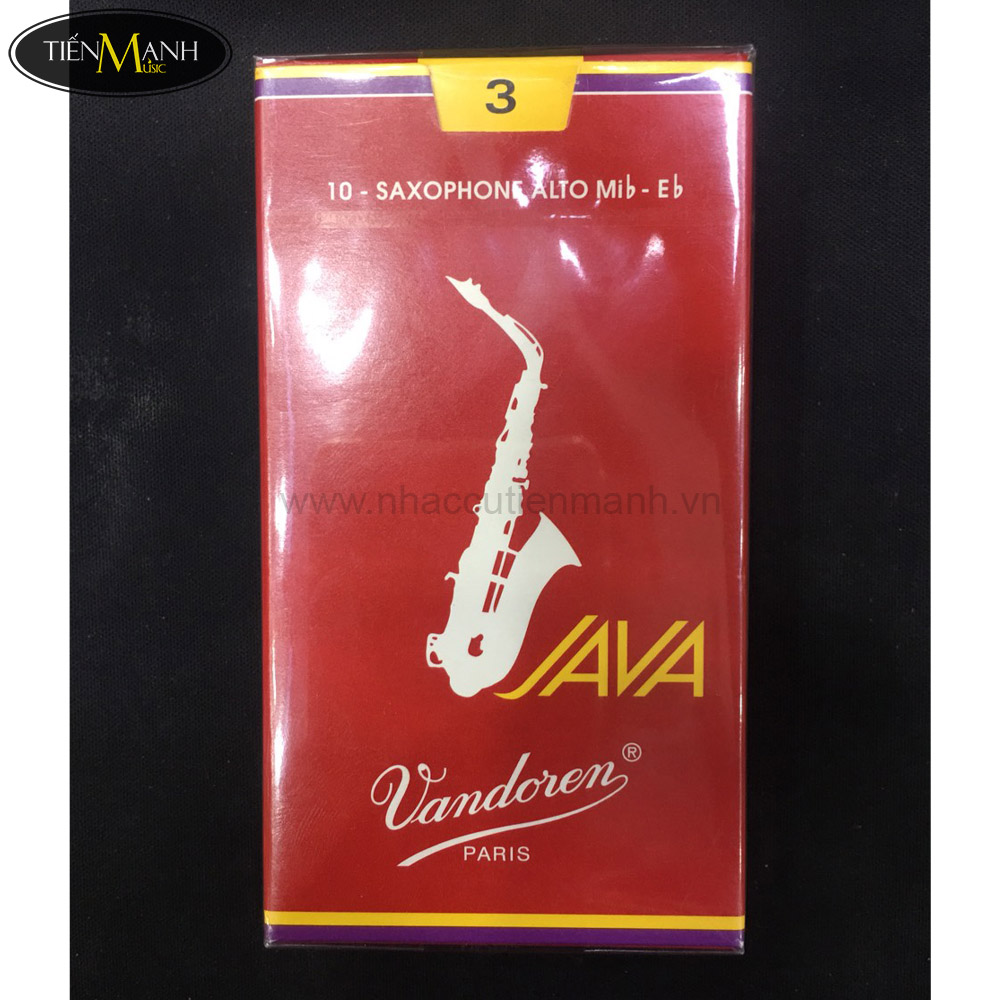 Dăm Kèn Alto Saxophone JAVA Red Vandoren_SIZE 3.0 - Nhạc Cụ Tiến Mạnh