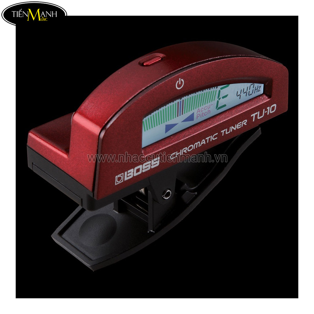 Tuner Chromatic Boss TU-10 Đỏ - Nhạc Cụ Tiến Mạnh