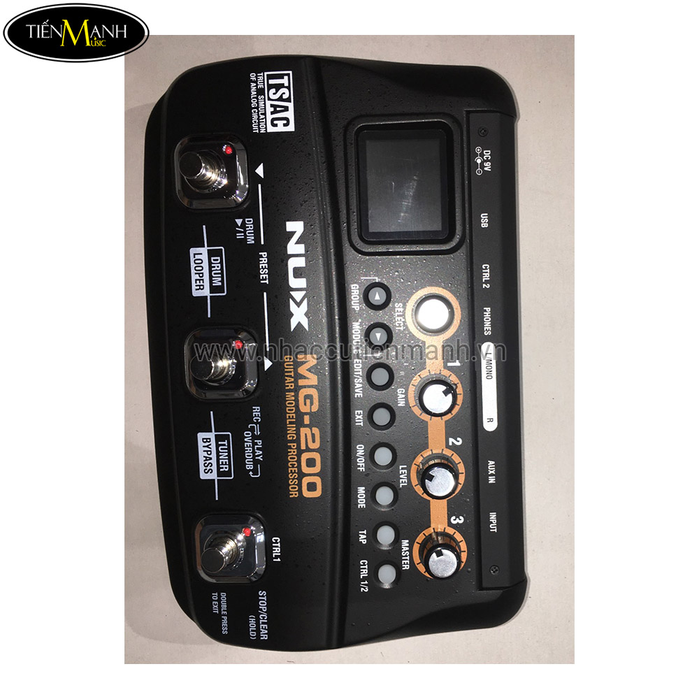 Phơ Guitar NUX MG-200 - Nhạc Cụ Tiến Mạnh