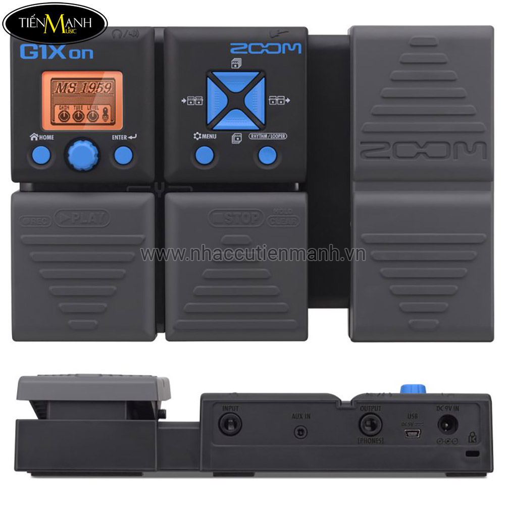 Phơ Đàn Guitar ZOOM G1XON - Nhạc Cụ Tiến Mạnh