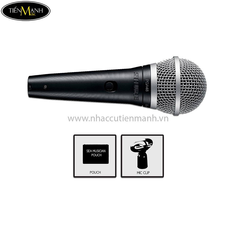 Micro Karaoke Shure PGA 48 LC - Nhạc Cụ Tiến Mạnh