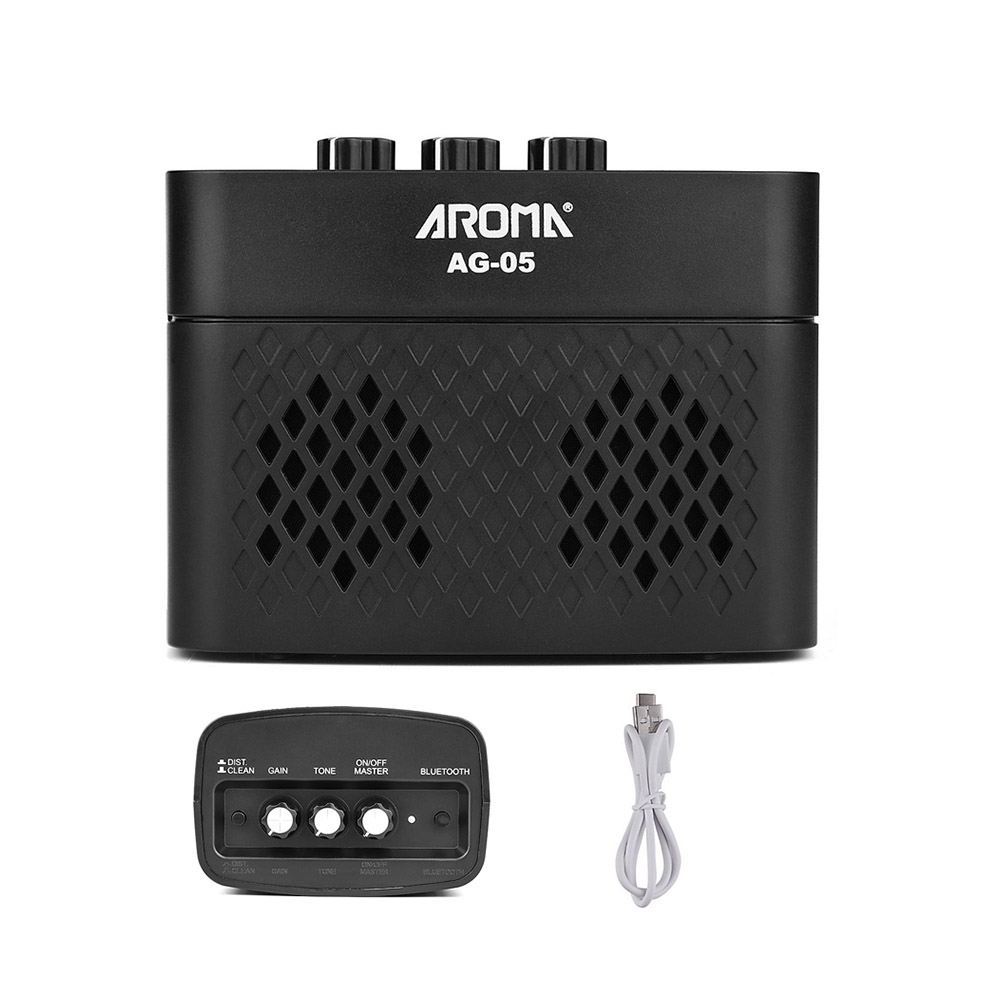 Amply Guitar Mini Aroma AG-05 - Nhạc Cụ Tiến Mạnh