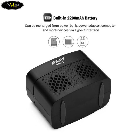 Ampli Guitar Điện Mini Aroma AG05 ( Nhiều màu ) - Electric Ampli - Nhạc Cụ Tiến Mạnh