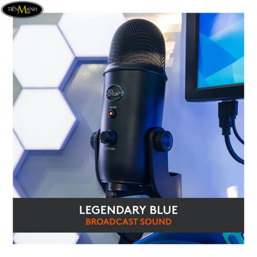 Blue Yeti USB Condenser (3 Condensers) - Màu Đen