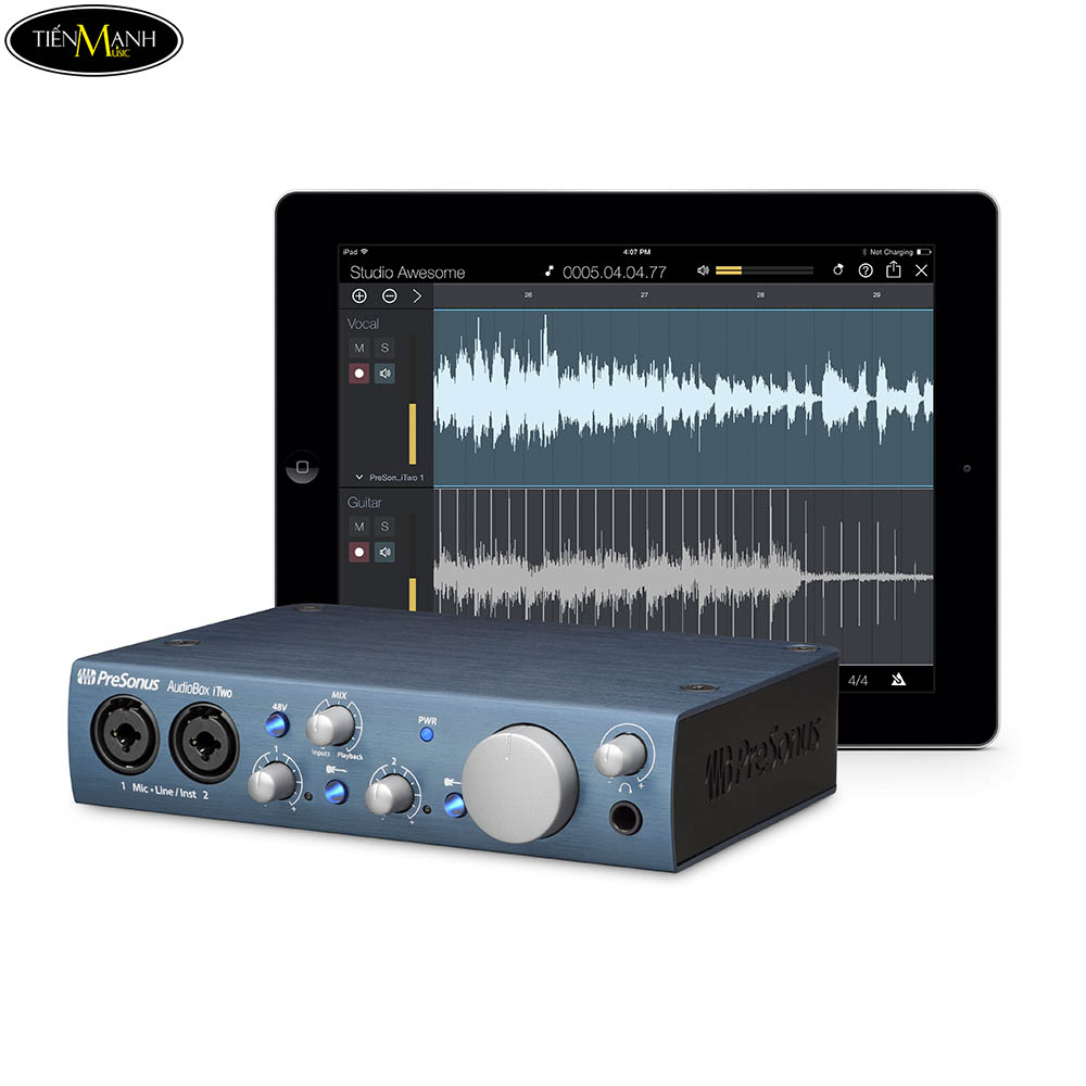 Soundcard PreSonus AudioBox iTwo - Audio Interface - Nhạc Cụ Tiến Mạnh