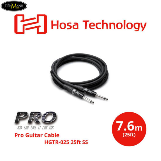 Dây Cáp Guitar Hosa Pro HGTR-025 dài 7.5m Chính Hãng