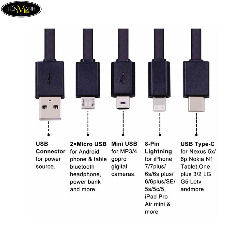Dây Cáp OTG Micro USB - Chuyển Đổi USB-A Sang Micro USB