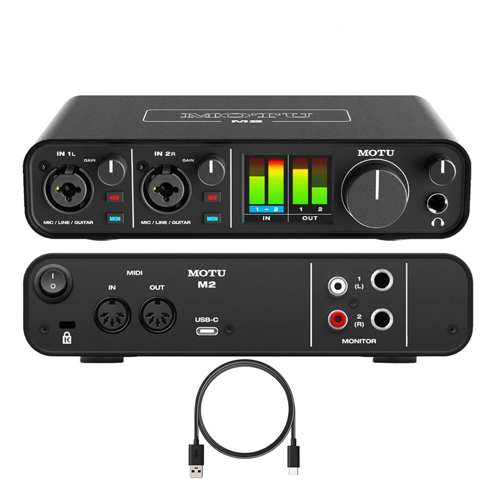 Soundcard Motu M2 USB C Audio Interface Nh c C Ti n M nh Soundcard Motu M2 USB C Audio Interface Nh c C Ti n M nh