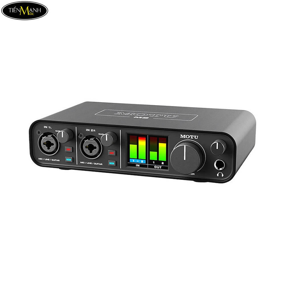 Soundcard Motu M2 USB-C Audio Interface - Nhạc Cụ Tiến Mạnh