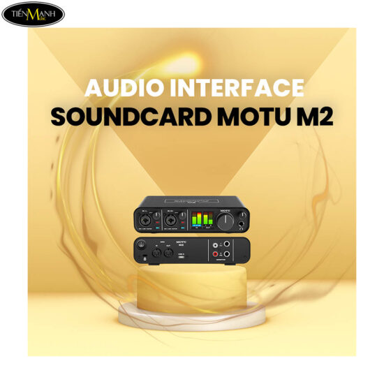 Soundcard Motu M2 USB-C Audio Interface - Nhạc Cụ Tiến Mạnh