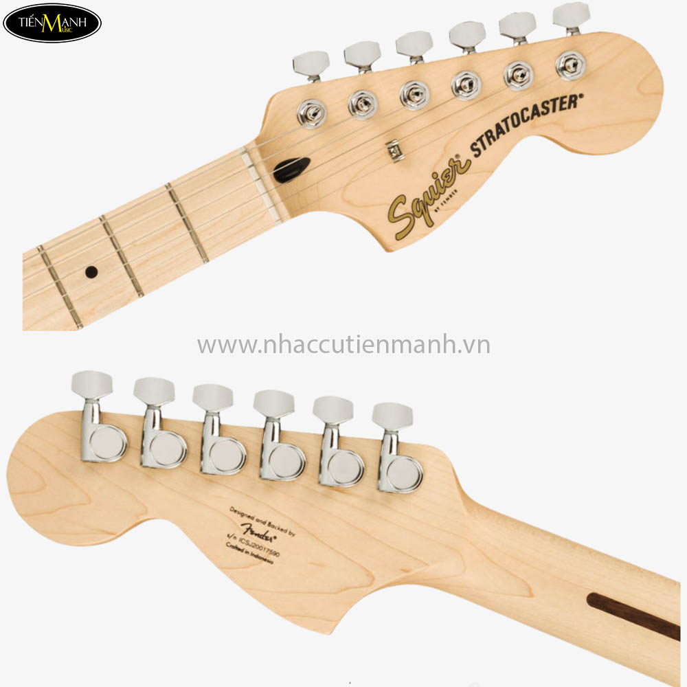 Fender Squier Affinity Stratocaster FMT HSS Black Burst Electric Guitar ...