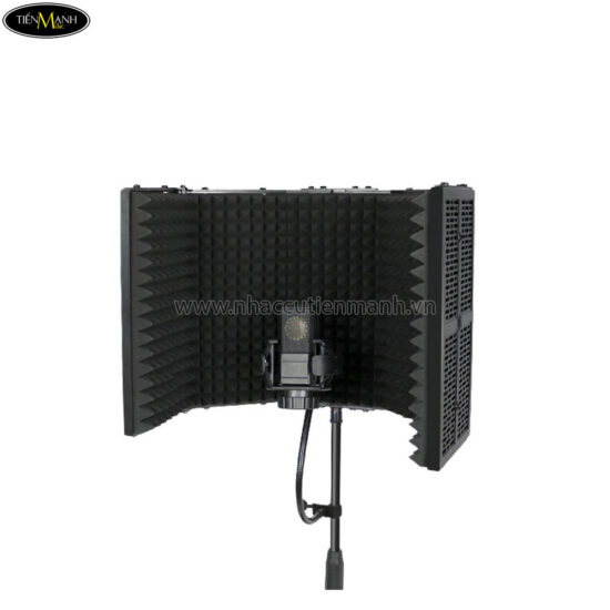 Màng Vách Chắn Tiêu Âm Cho Micro SIC-05 Vocal Booth 5 Cánh - Nhạc Cụ Tiến Mạnh