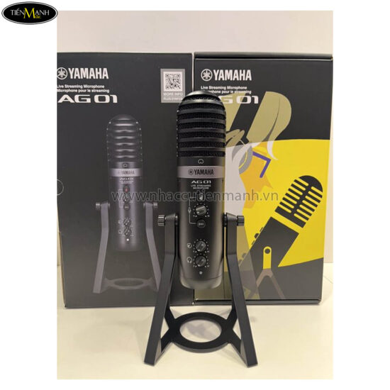 Micro Live Stream USB Yamaha AG01 - Nhạc Cụ Tiến Mạnh