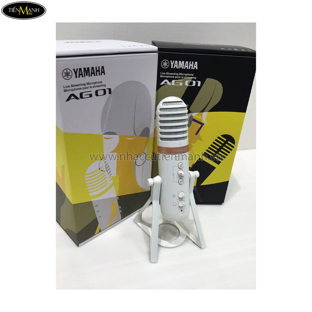 Micro Live Stream USB Yamaha AG01 - Nhạc Cụ Tiến Mạnh