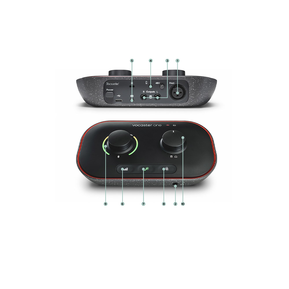 Focusrite Vocaster One Studio Podcasting Interface - Nhạc Cụ Tiến Mạnh