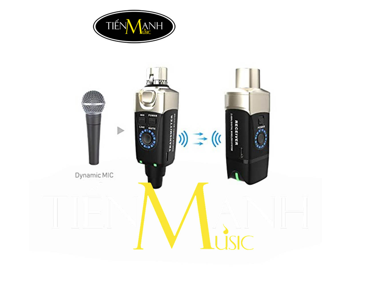 Bộ Wireless Xvive U3 Không Dây Cho Micro Dynamic - Nhạc Cụ Tiến Mạnh