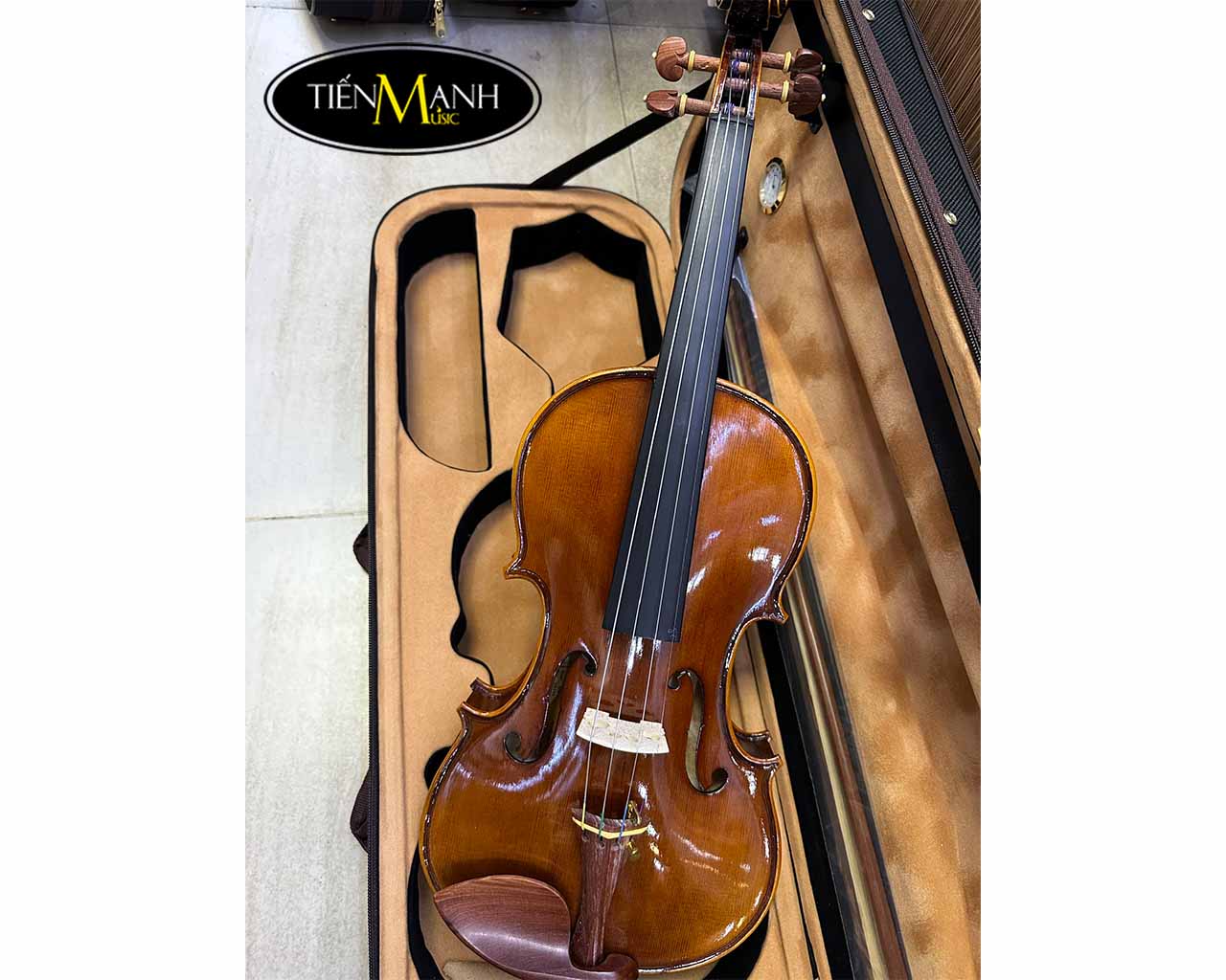 Đàn Violin Amati-1969 VA111 Vân Thật Size 4/4 - Nhạc Cụ Tiến Mạnh
