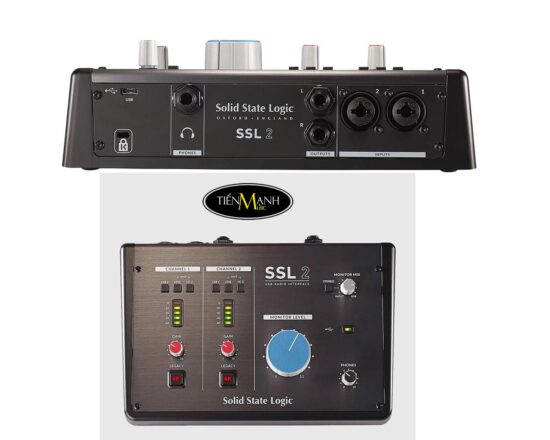 [NGỪNG SẢN XUẤT] Soundcard Solid State Logic SSL2 USB-C Audio Interface ...