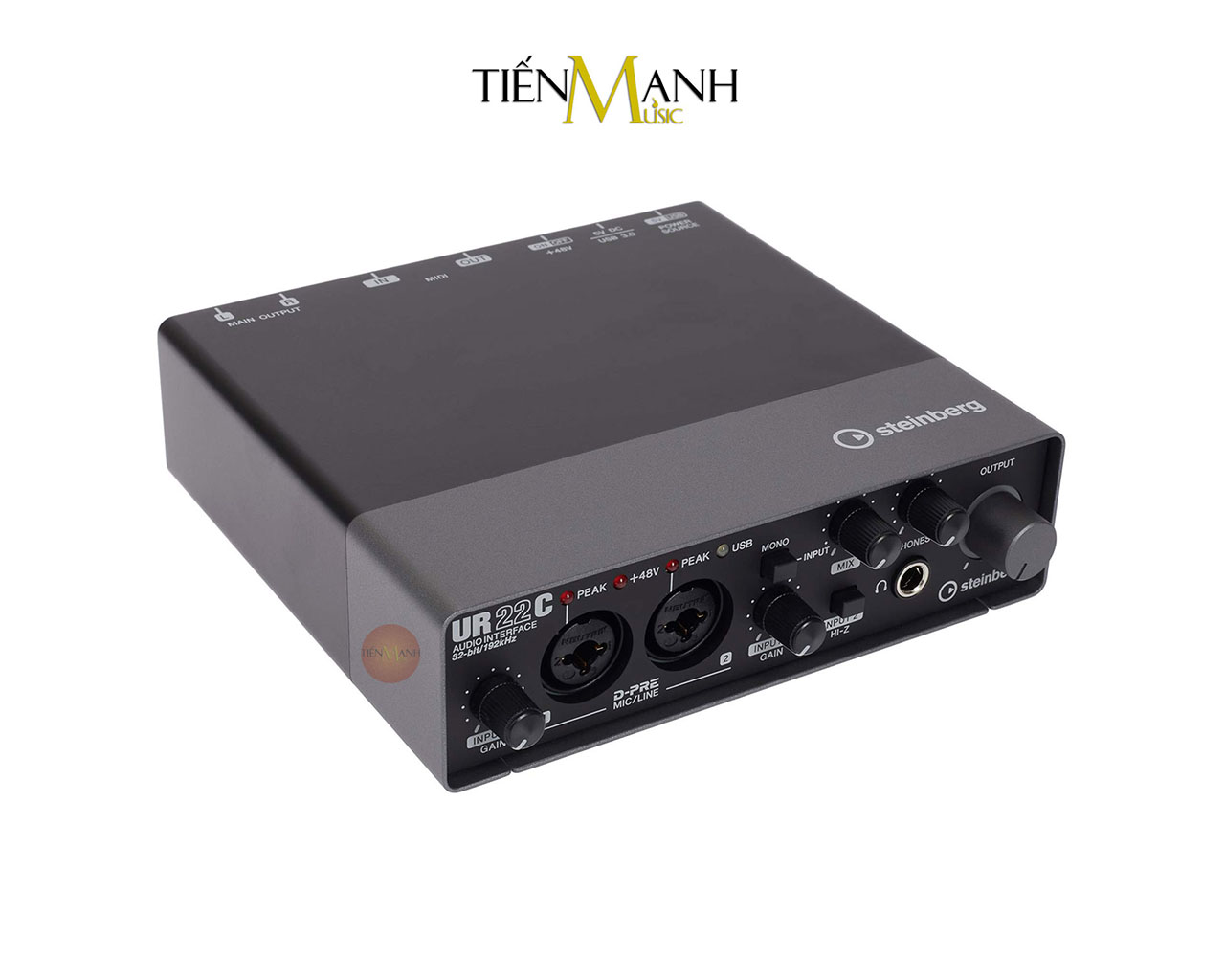 Soundcard Steinberg UR22C - Audio Interface - Nhạc Cụ Tiến Mạnh