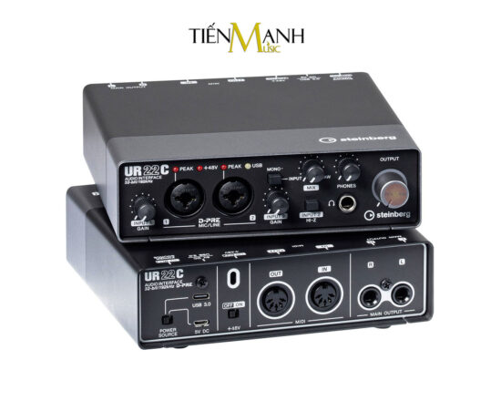 Soundcard Steinberg UR22C - Audio Interface - Nhạc Cụ Tiến Mạnh