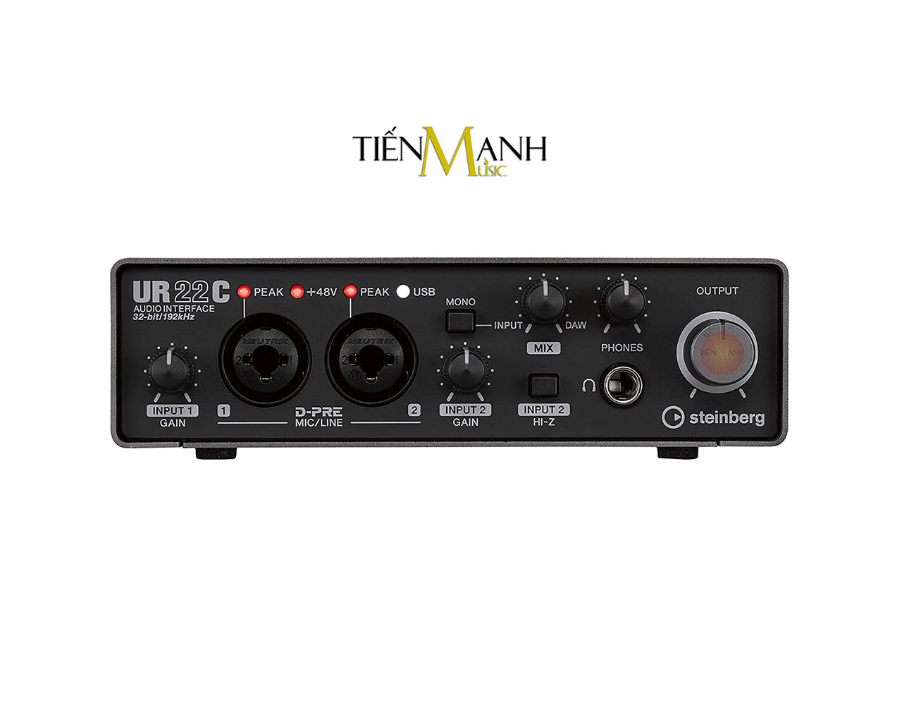 Soundcard Steinberg UR22C - Audio Interface - Nhạc Cụ Tiến Mạnh