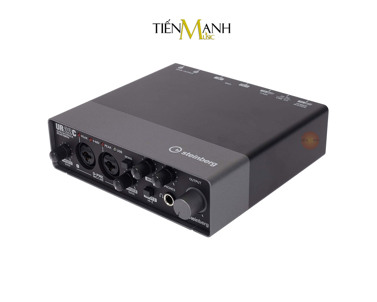 Soundcard Steinberg UR22C - Audio Interface - Nhạc Cụ Tiến Mạnh