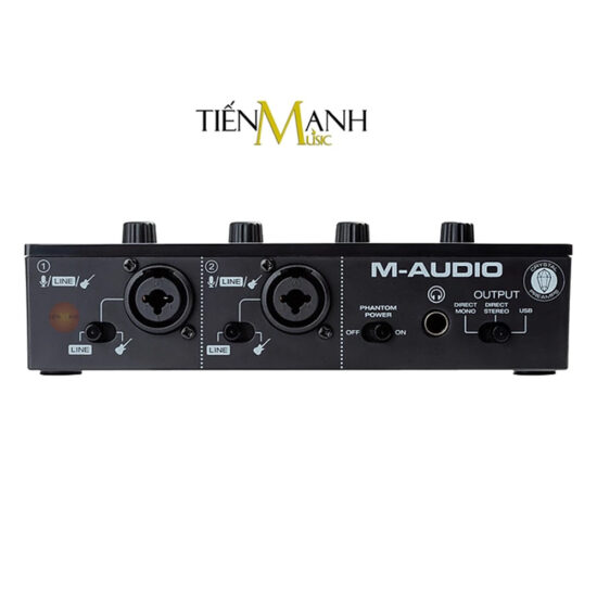 Soundcard Thu Âm M-Audio M-Track Duo - Audio Interface - Nhạc Cụ Tiến Mạnh