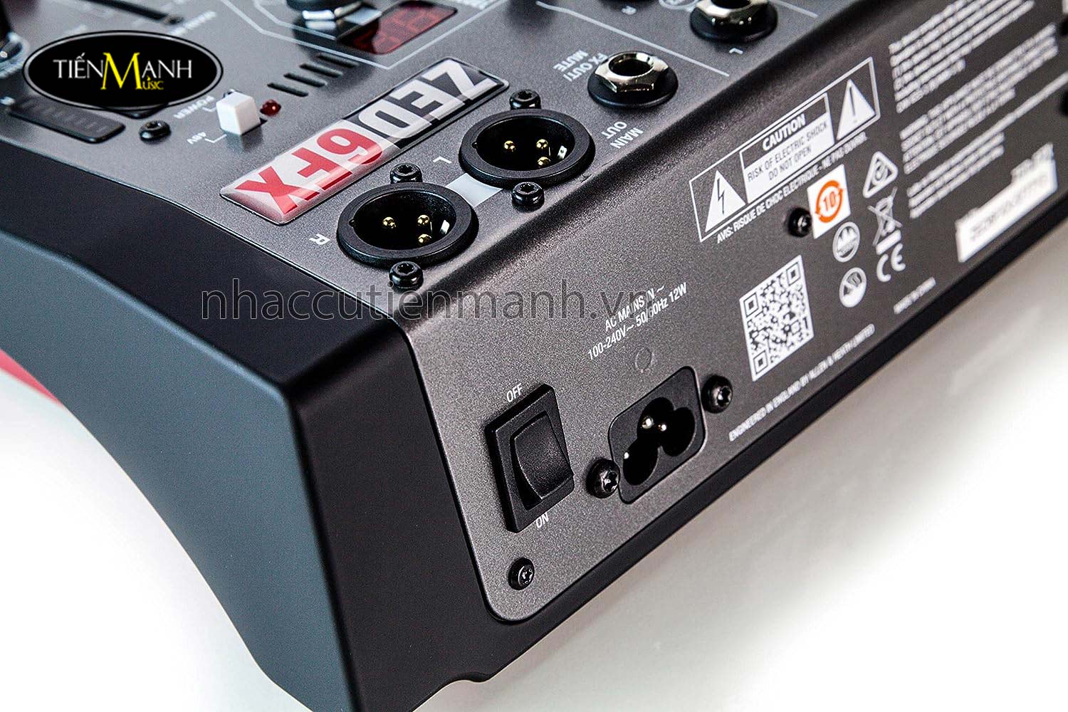 Mixer Analog Allen & Heath ZED-6FX - Nhạc Cụ Tiến Mạnh