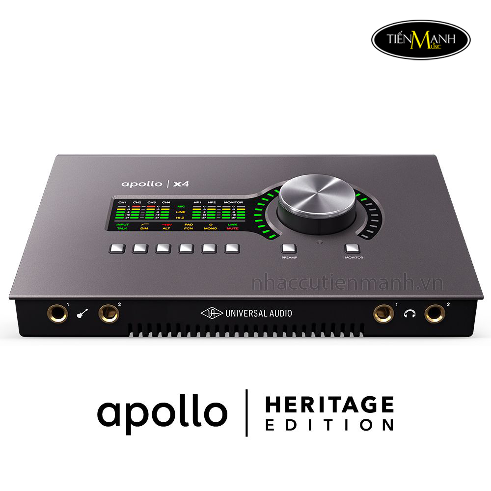 Soundcard UNIVERSAL AUDIO APOLLO X4 HE - Audio Interface - Nhạc Cụ Tiến ...