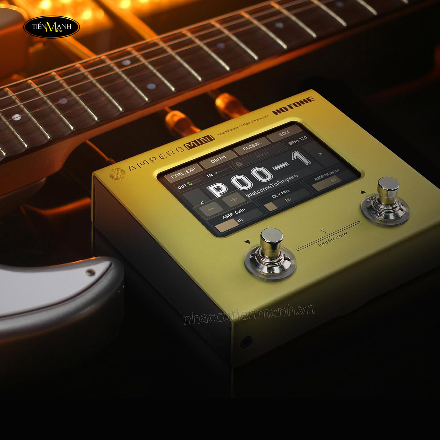 Phơ Hotone MP-50MT Ampero Mini Multieffects Pedal - Mustard - Nhạc Cụ ...