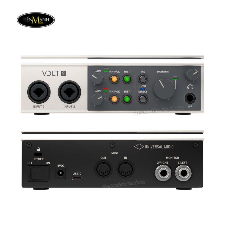 Soundcard Universal Audio UA Volt 2 - Audio Interface - Nhạc Cụ Tiến Mạnh