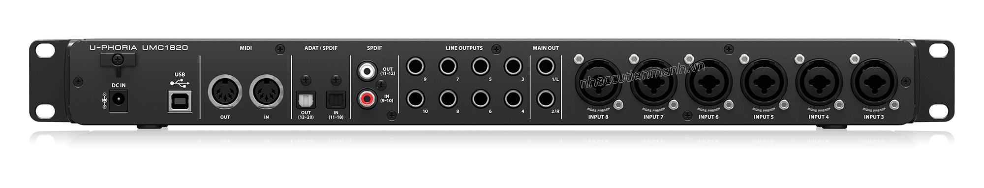 Soundcard Behringer U-Phoria UMC1820 Audio Interface - Nhạc Cụ Tiến Mạnh