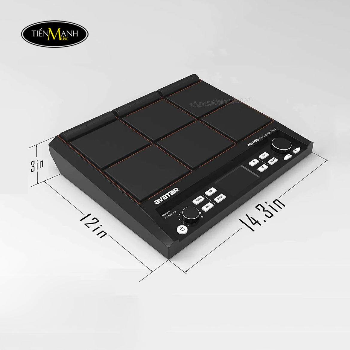 Trống Điện HXW Avatar PD705 Percussion Pad - Nhạc Cụ Tiến Mạnh
