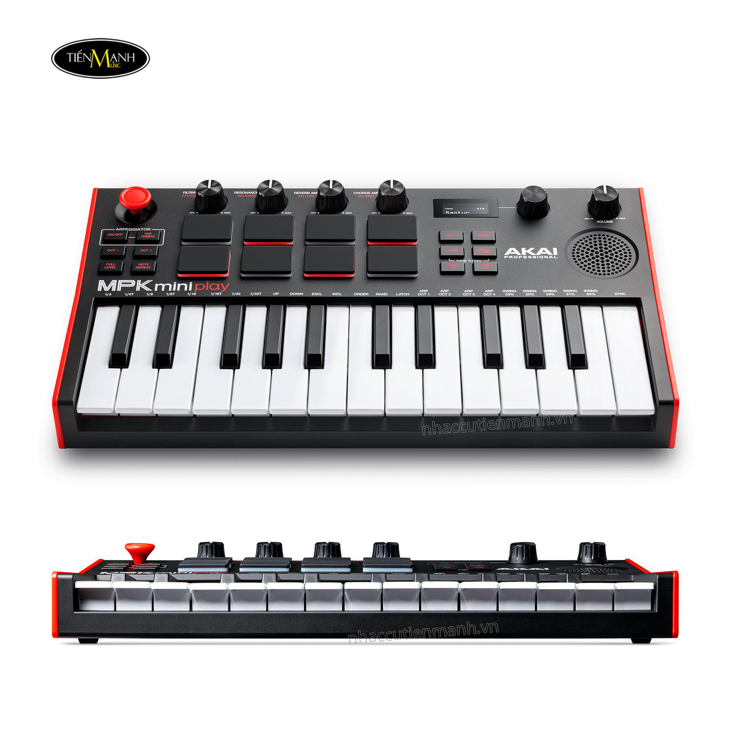 Akai MPK Mini Play MK3 (25 Phím - Có Loa) - Nhạc Cụ Tiến Mạnh