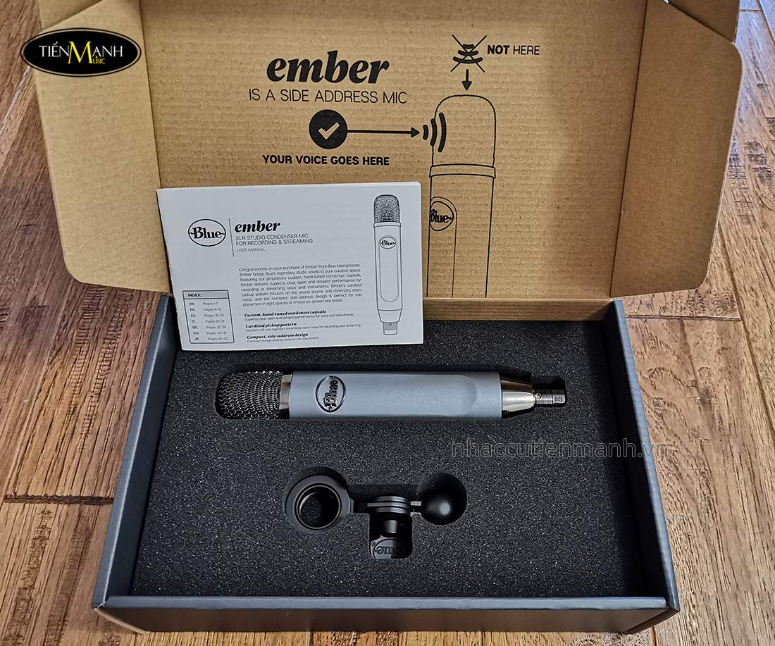 Micro Blue Ember XLR - Cardioid Condenser - Nhạc Cụ Tiến Mạnh