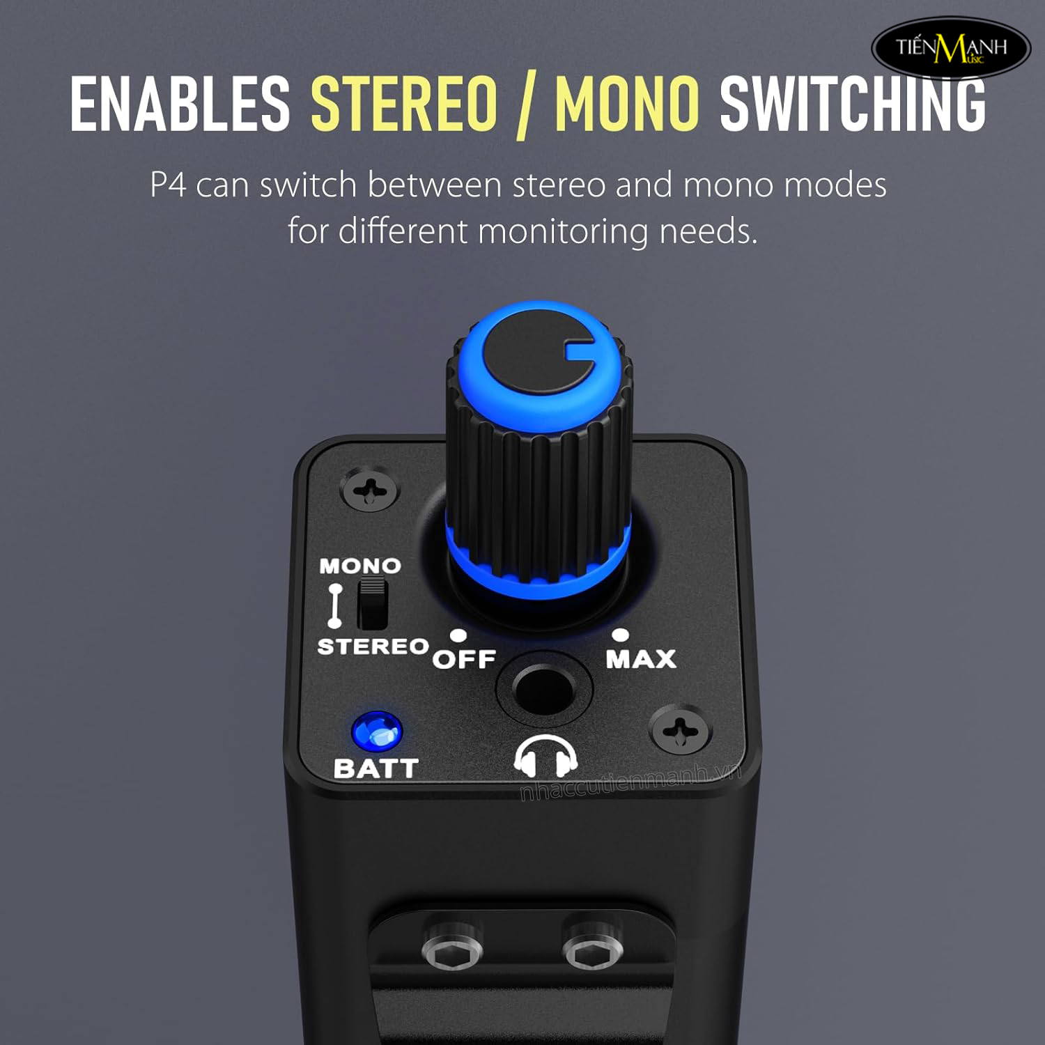 FZONE P4 in-Ear Monitor Amplifier Portable IEM Stereo/Mono Switch ...