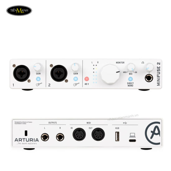 Soundcard Arturia MINI FUSE 2- Audio Interface - Nhạc Cụ Tiến Mạnh