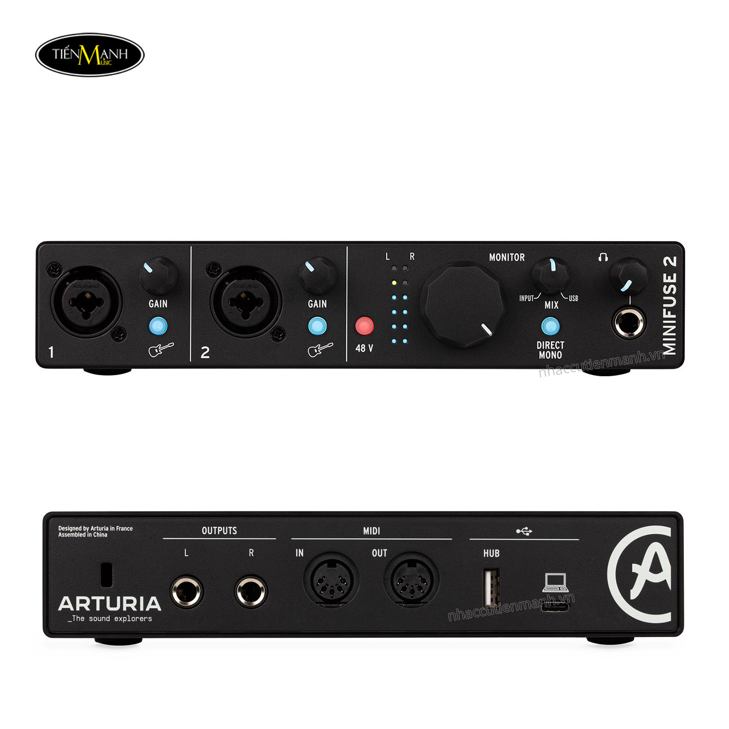 Soundcard Arturia MINI FUSE 2- Audio Interface - Nhạc Cụ Tiến Mạnh
