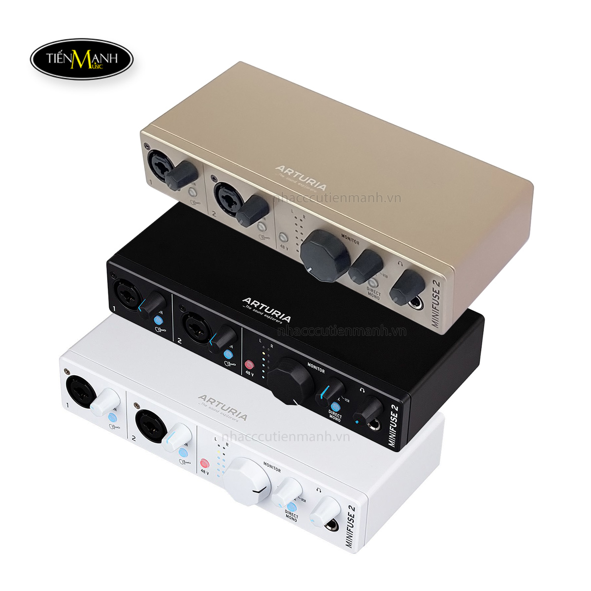 Soundcard Arturia MINI FUSE 2- Audio Interface - Nhạc Cụ Tiến Mạnh