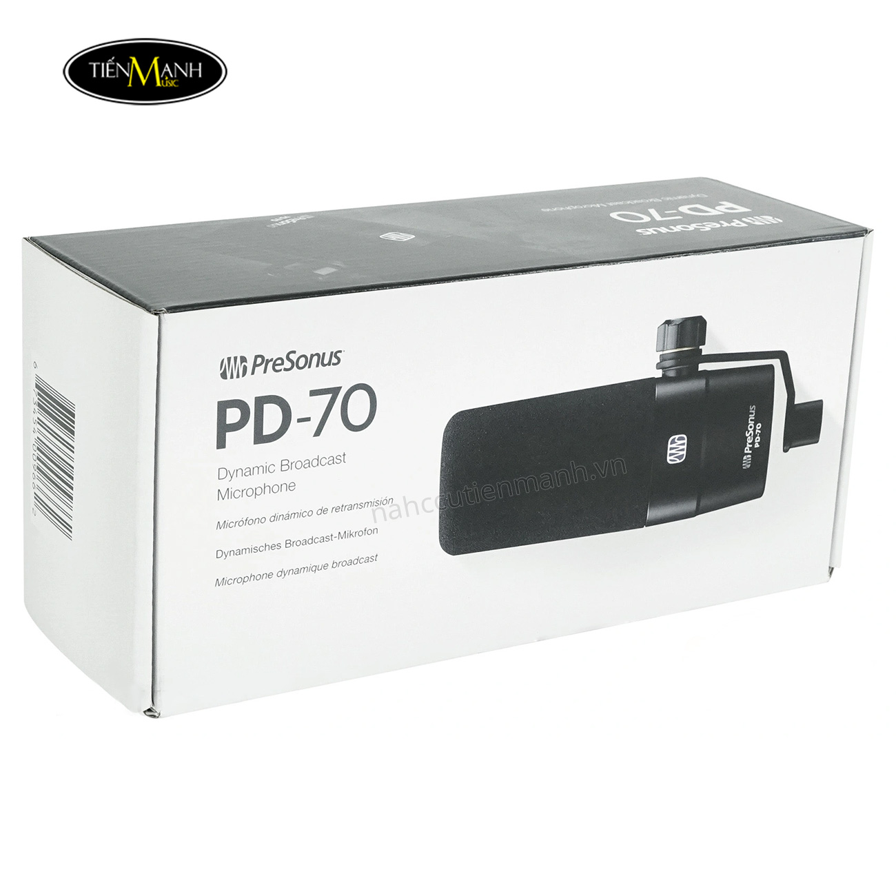 Micro Thu Âm PreSonus PD70 Broadcast Dynamic Dynamic - Nhạc Cụ Tiến Mạnh