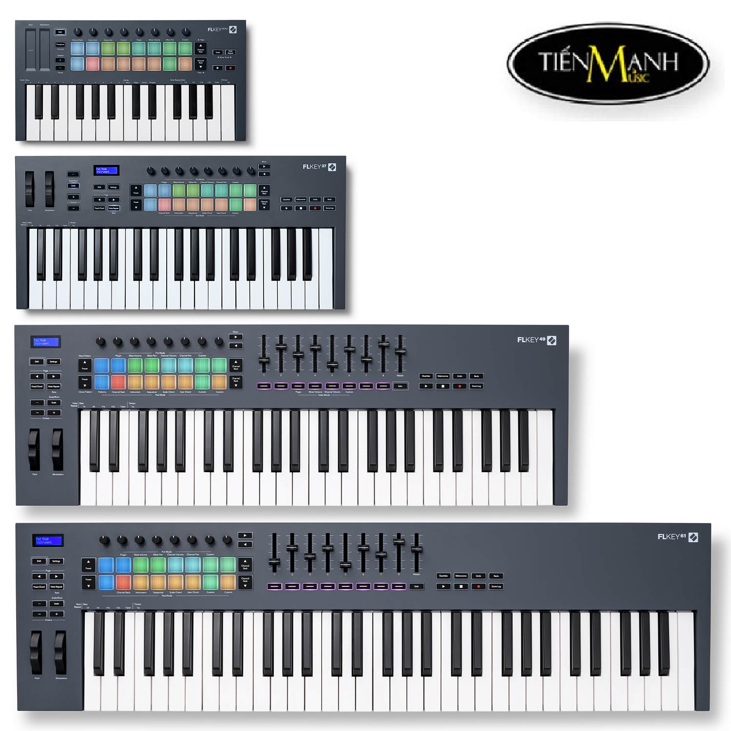 Novation FLkey 37-key MK3 USB MIDI Keyboard Controller Description ...