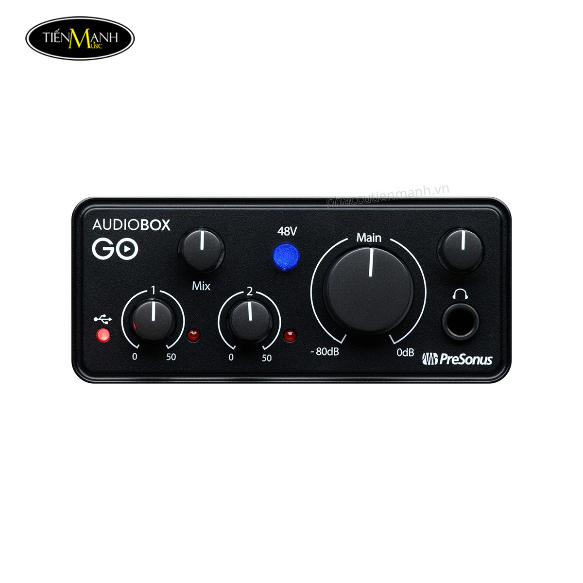 Soundcard PreSonus AudioBox Go USB-C, Audio Interface - Nhạc Cụ Tiến Mạnh