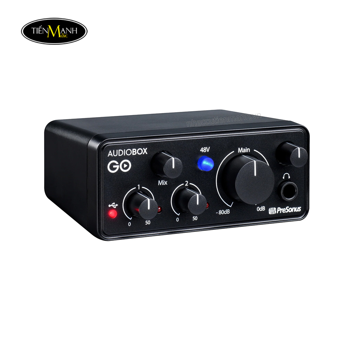 Soundcard PreSonus AudioBox Go USB-C, Audio Interface - Nhạc Cụ Tiến Mạnh