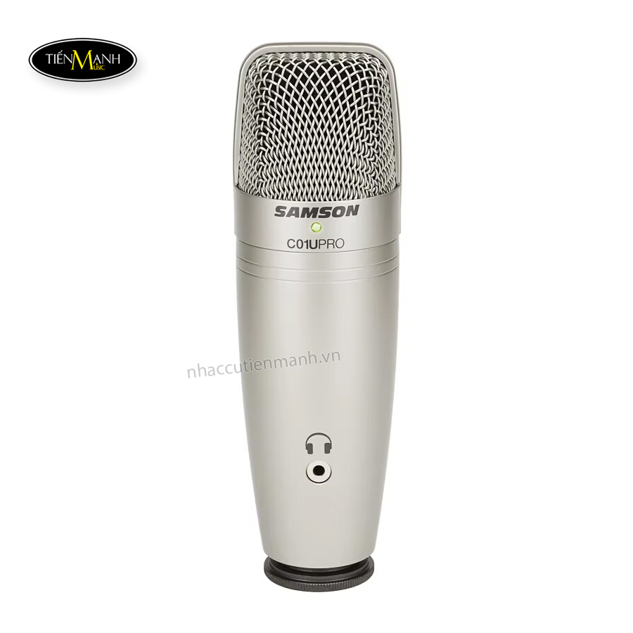 Micro Thu Âm Samson C01U PRO - USB , Condenser - Nhạc Cụ Tiến Mạnh