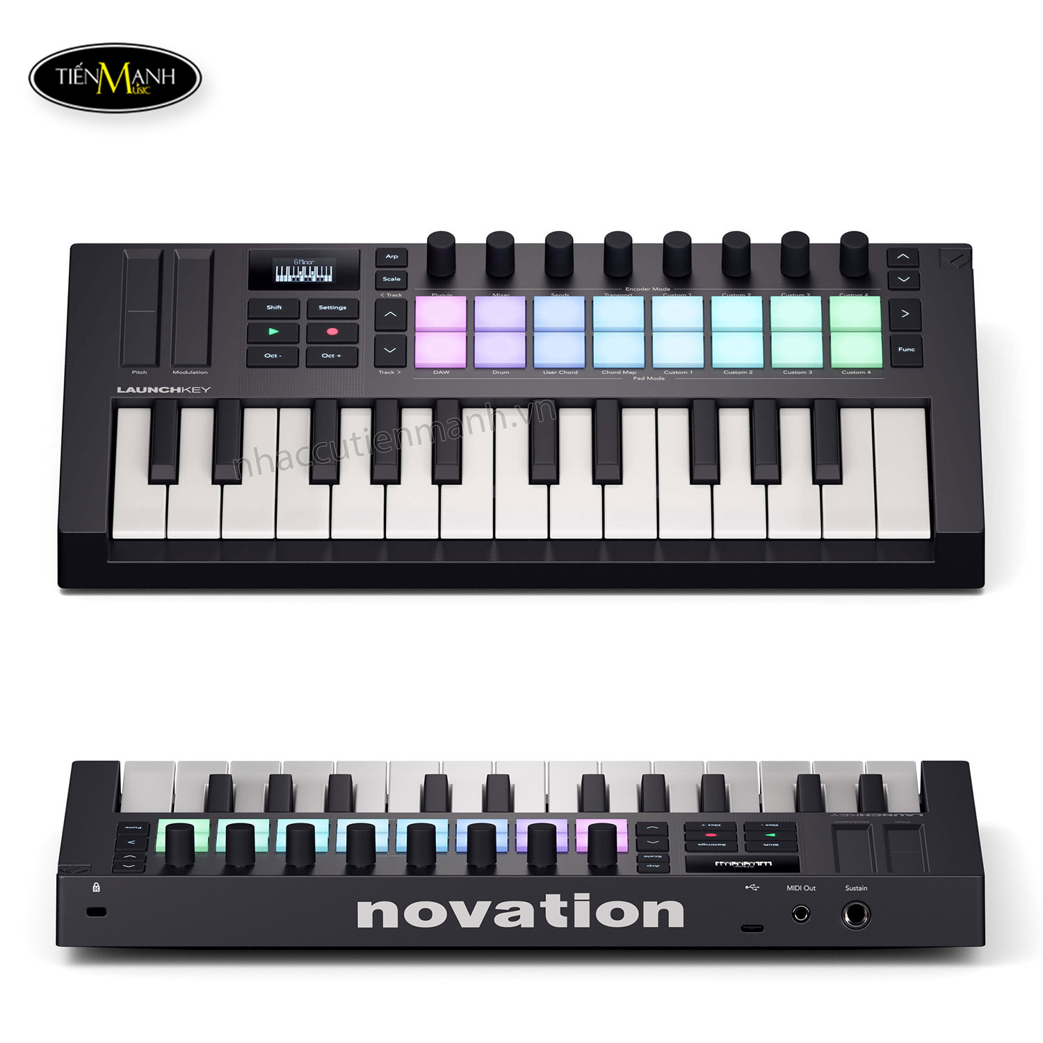Đàn Novation Launchkey Mini 25 MK4 Keyboard Controller - Nhạc Cụ Tiến Mạnh