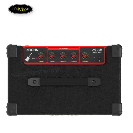 Ampli Guitar Bass Aroma AG-30B ( 30W ) - Bluetooth , Ampli Đa Năng - Nhạc Cụ Tiến Mạnh
